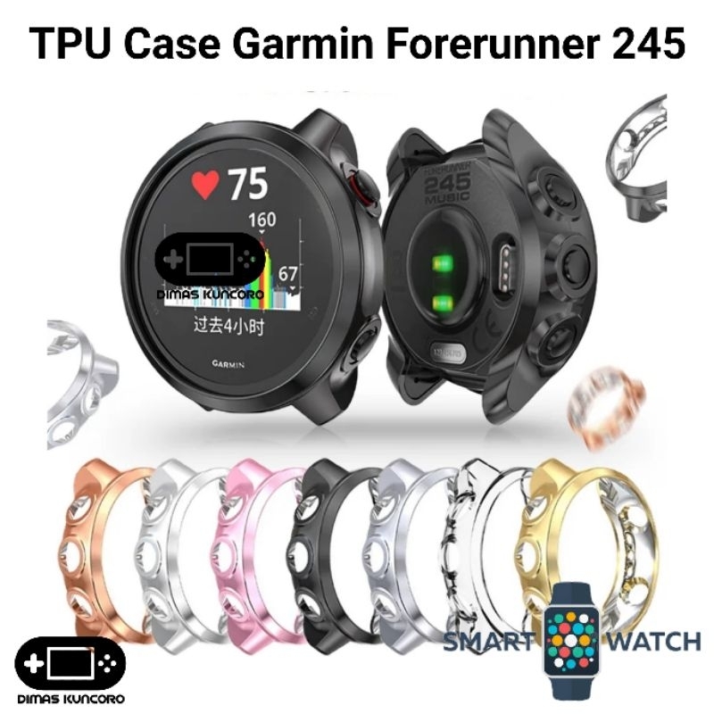 Jual TPU Case Garmin Forerunner 245 silicone silikon bumper cover fr ...