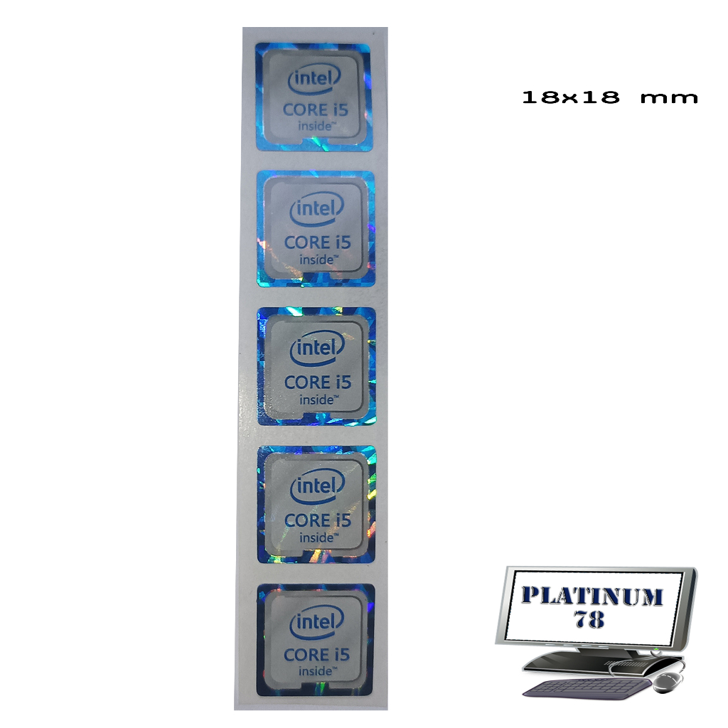 Jual Sticker Stiker Logo intel Core i5 Gen 6 Original | Shopee Indonesia