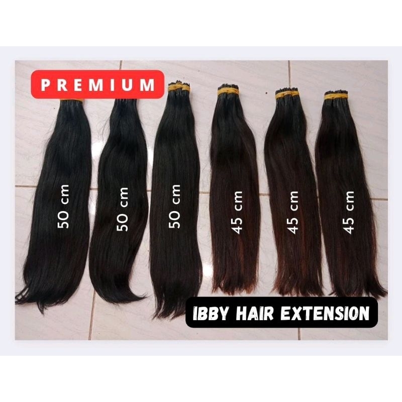Jual Hair Natural 50 cm PREMIUM ori potongan | Shopee Indonesia