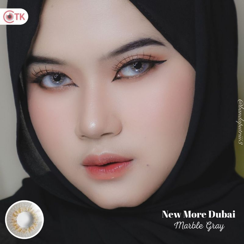 Jual SOFTLENS NEW MORE DUBAI MARBLE GREY 14.5mm ( normal s/d -6.00 ...