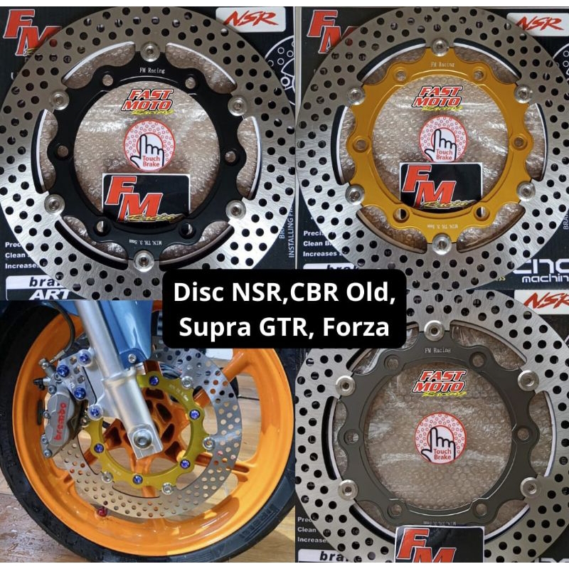 Jual Disc cakram NSR CBR old supra gtr FM racing | Shopee Indonesia