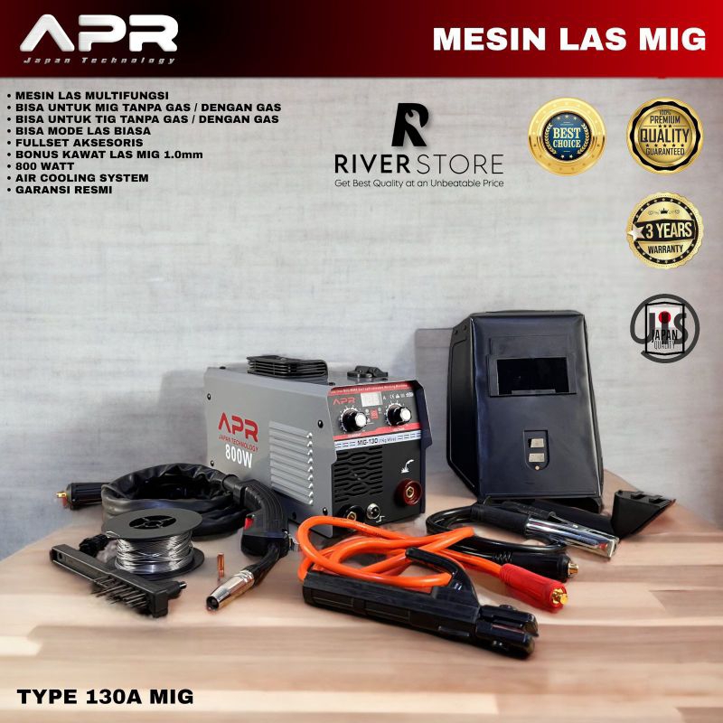 Jual Mesin Las Listrik MIG 130 APR Japan Super Kuat dan Awet MIGI MIG ...