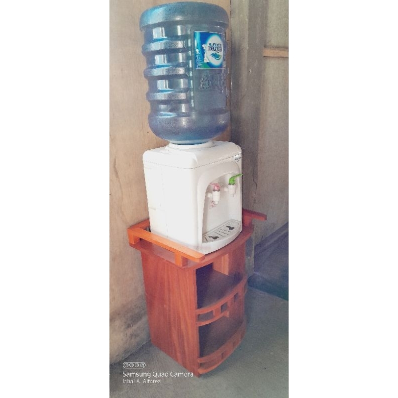 Jual Meja dispenser loci full kayu Stand dispenser T50cm L40cm P35cm ...