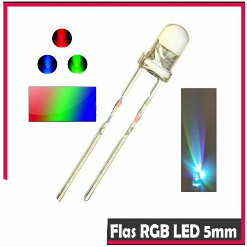 Jual Lampu LED 3 Warna RGB fast 5mm | Shopee Indonesia