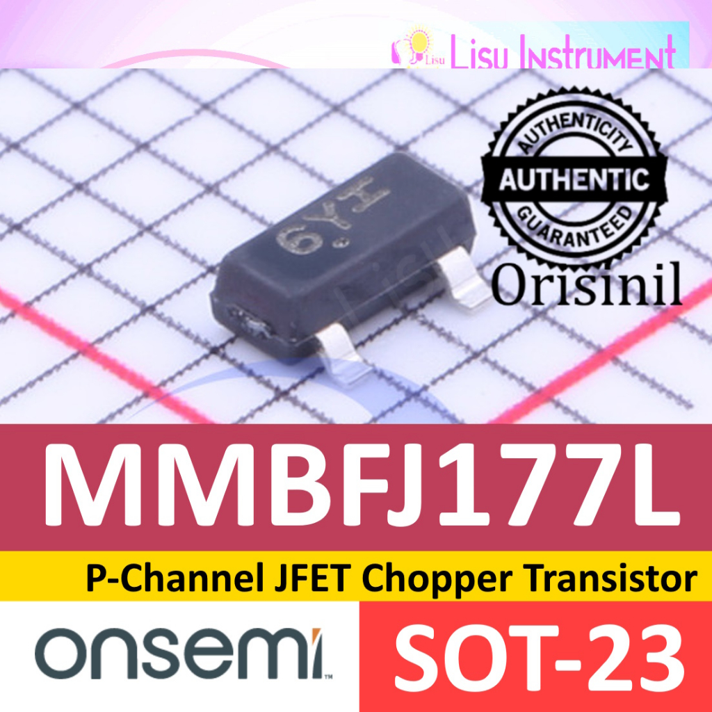 Jual MMBFJ177L 6Y J177 P-Channel JFET Chopper Transistor SOT-23 ...