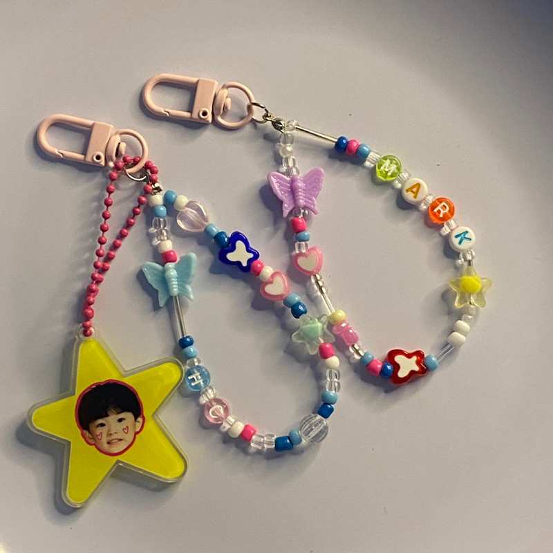 Jual INITIAL PHONE STRAP by mel | Phone strap | Strap Phone | Gantungan ...