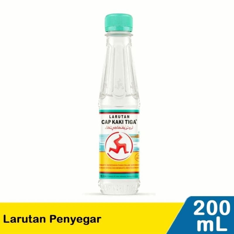 Jual Larutan CAP KAKI TIGA Botol 200 Ml Larutan Kaki Tiga Kaki 3 Botol | Shopee Indonesia