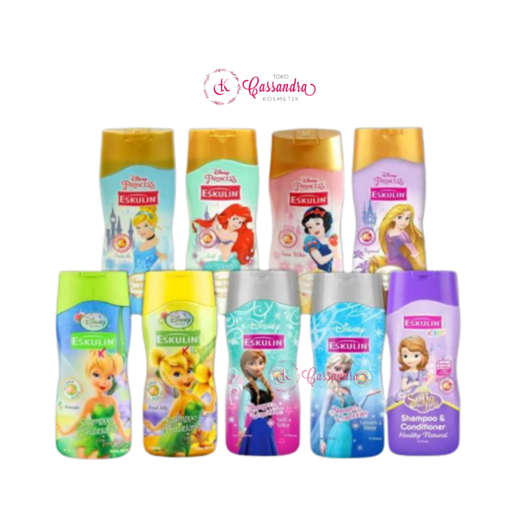 Jual ESKULIN SHAMPOO & CONDITIONER DISNEY 200ML ALL VARIAN | Shopee ...