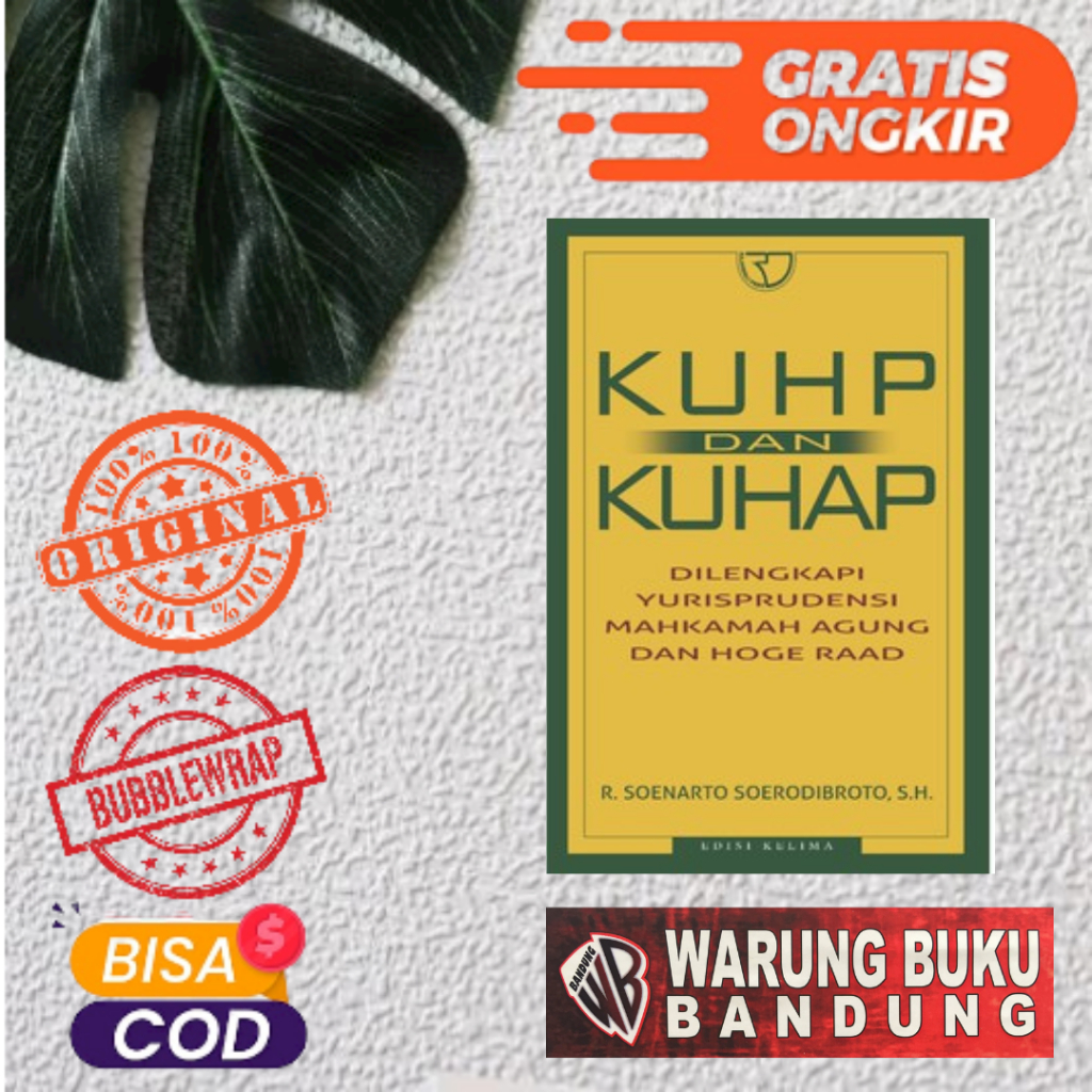 Jual BUKU KUHP dan KUHAP – Soenarto Soerodibroto | Shopee Indonesia