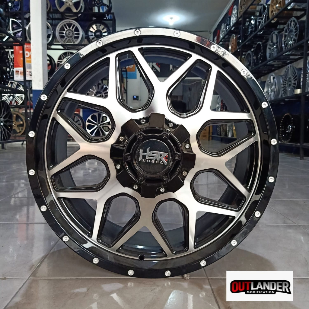 Jual Velg New HSR Ring 18 Mobil Pajero Sport Dmax Fortuner Hilux Strada Everest Pelek Racing Sal ...