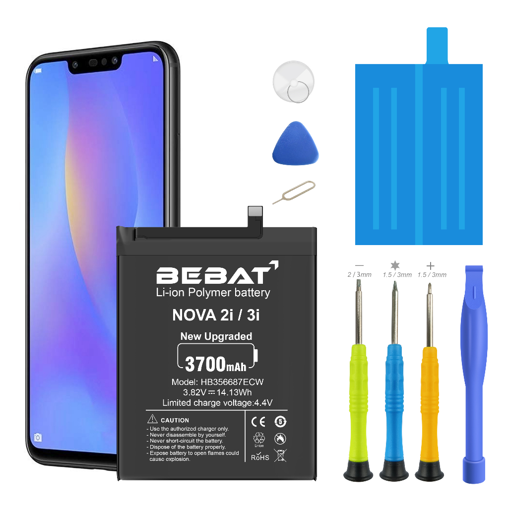 Jual Bebat baterai HB356687ECW HUAWEI NOVA2i 3i 2 Plus Honor 7X Double ...