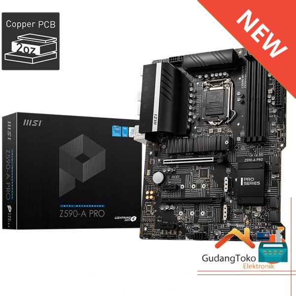 Jual Motherboard Intel MSI Z590-A PRO LGA 1200 DDR4 ATX Baru | Shopee ...