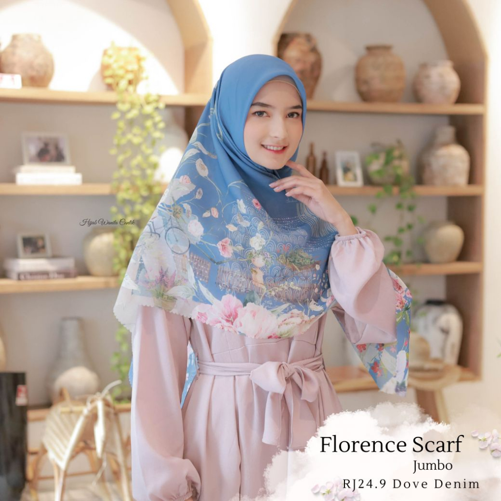 Jual Hijabwanitacantik - Segi Empat Florence Scarf Polycotton Jumbo ...