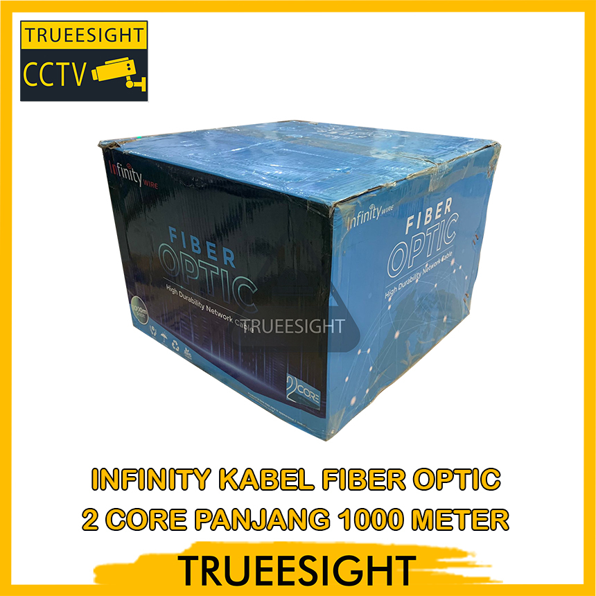 Jual Kabel FO 2Core Infinity Fiber Optic 2 Core Panjang 1000 Meter 3 ...