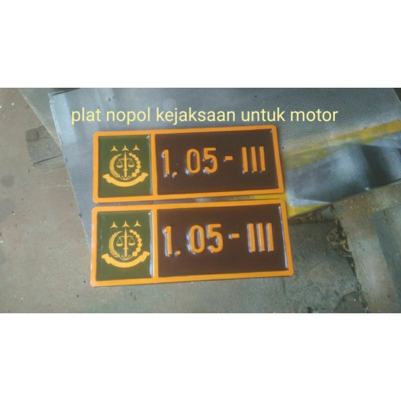 Jual plat nopol kejaksaan untuk motor | Shopee Indonesia