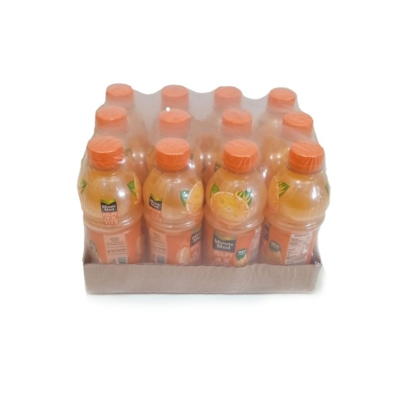 Jual Minute Maid Pulpy Orange @300ml Isi 12 Botol | Minuman Jeruk ...
