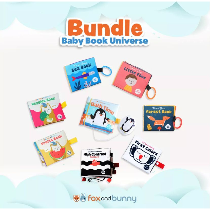 Jual Foxandbunny - Buku Bayi Mainan Edukasi Anak Usia 0+ Bulan 1+ Tahun ...