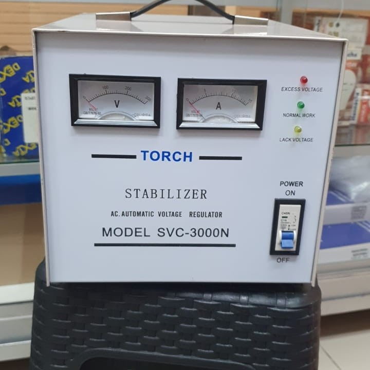 Jual Stabilizer Listrik 500w 1000w 2000w 3000w SVC 500N Torch | Shopee ...