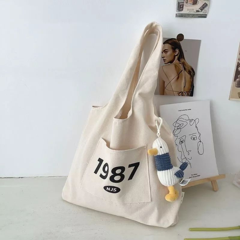Jual Totebag Kuliah Sekolah Kerja Lucu Murah tothbag kpop fashion ...