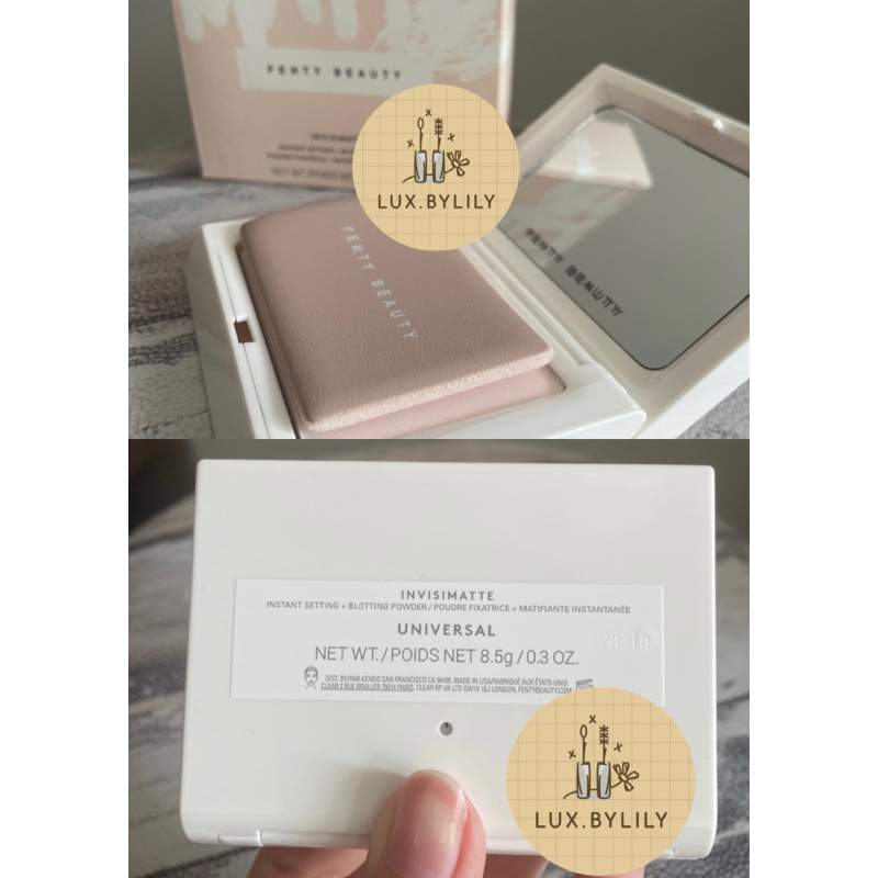 Jual [READY] FENTY BEAUTY INVISIMATTE INSTANT SETTING + BLOTTING POWDER ...
