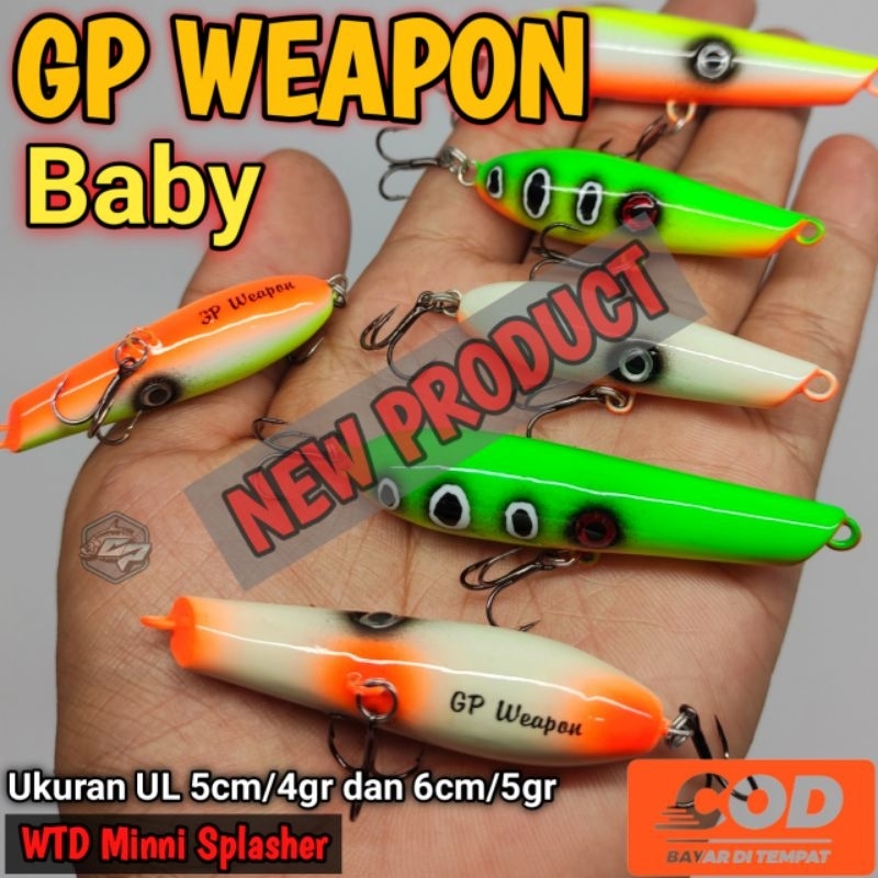 Jual Baby GP Weapon / WTD GP WEAPON 5CM 6CM | Shopee Indonesia