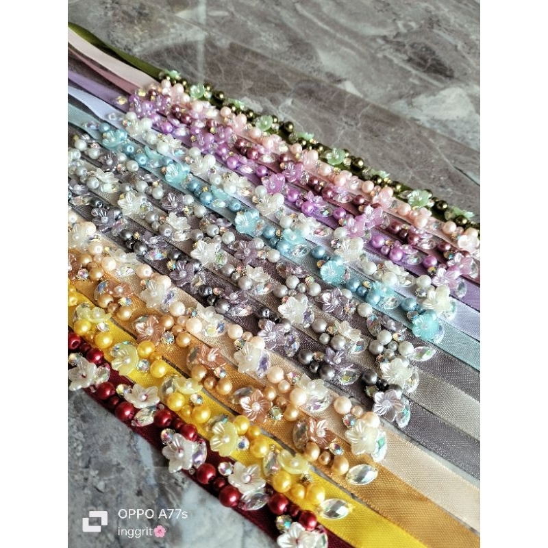 Jual Belt Payet Rangkai/Belt Mutiara/Belt Ikat Pinggang | Shopee Indonesia