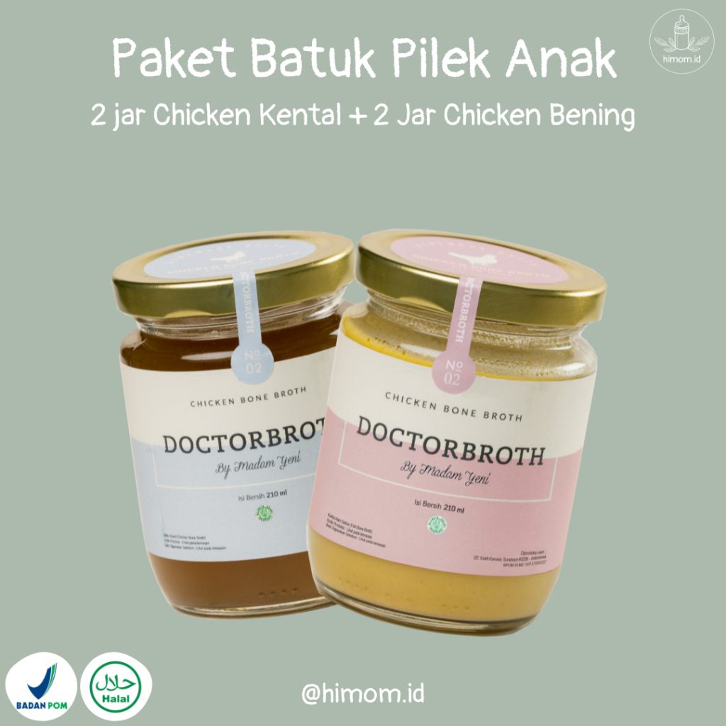 Jual Paket Bapil (Batuk Pilek Anak) Doctor Broth - Bone Broth 4 jar ...