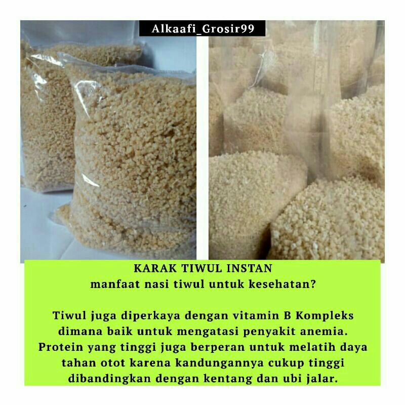 Jual OYEK KARAK TIWUL INSTAN 1 KG KHAS TRENGGALEK | Shopee Indonesia