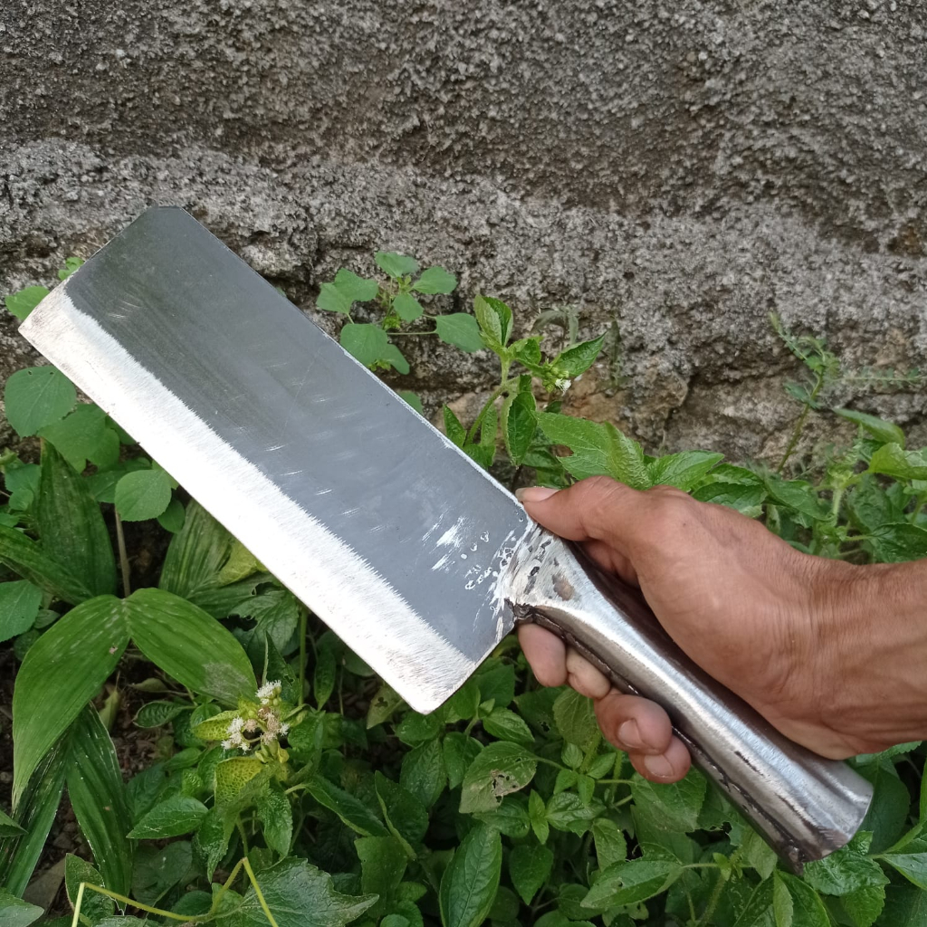 Jual Pisau Dapur Besar Lebar Bahan Baja Super Tajam - Pisau Cacach ...