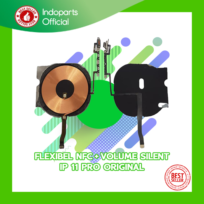 Jual FLEXIBLE NFC WIRELESS+VOLUME SILENT IP 11 PRO ORIGINAL | Shopee ...