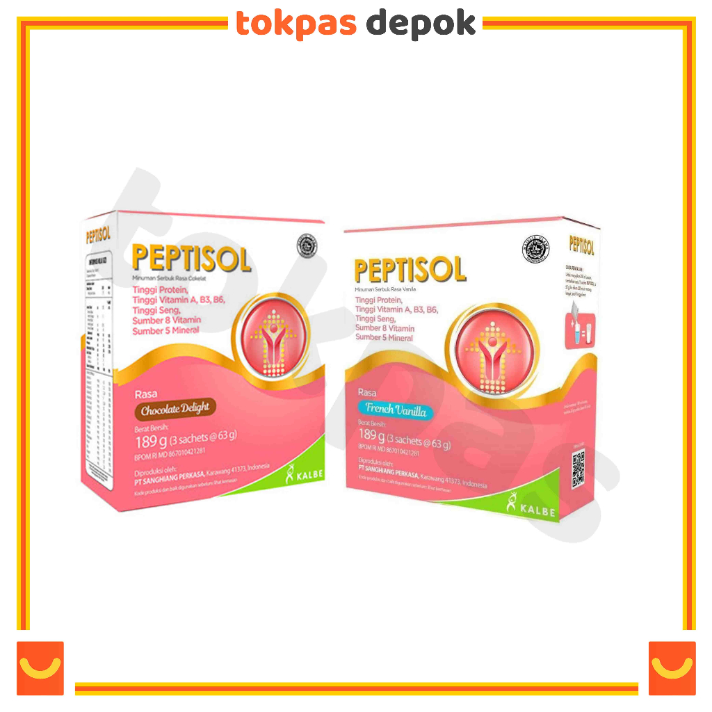 Jual Peptisol Vanila/Coklat 189 gram - Nutrisi Tinggi Protein Rendah ...