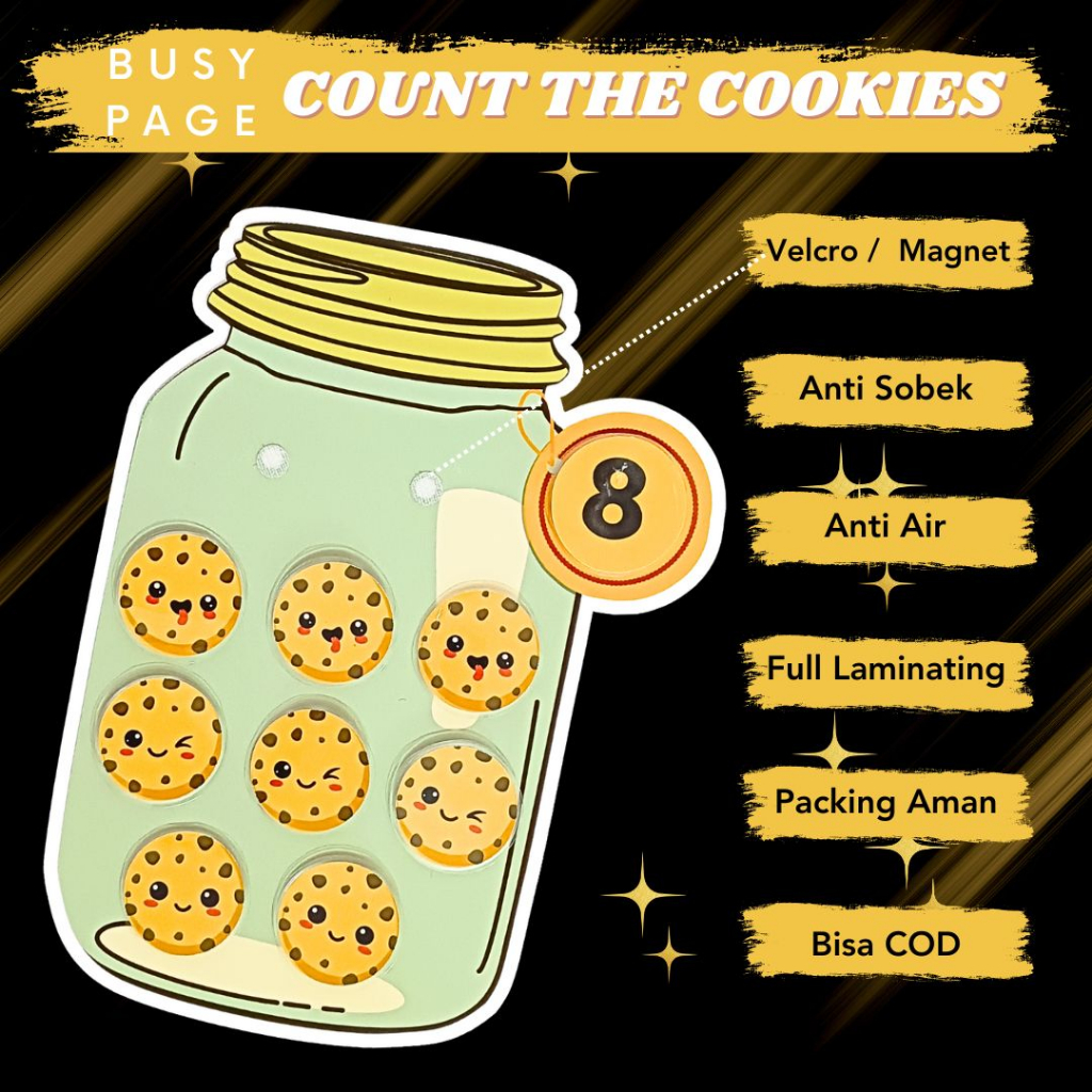 Jual Mainan Anak 1 2 3 4 5 Tahun Menghitung Jumlah Count Cookies Busy ...