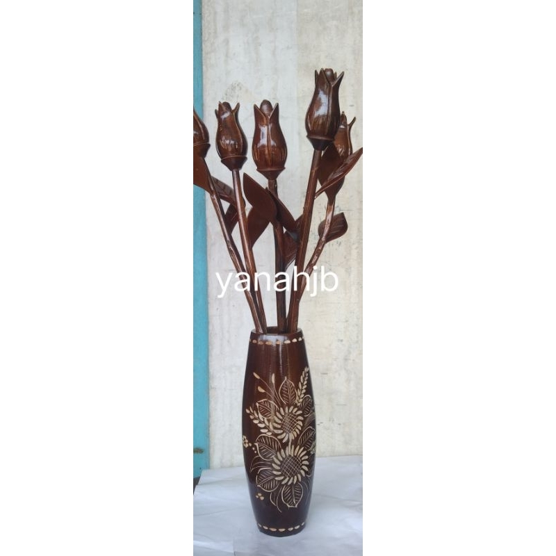 Jual 5pic bunga tulip +vas bunganya | Shopee Indonesia