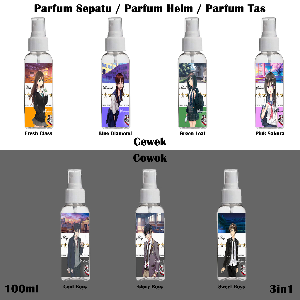 Jual Parfum Sepatu 100ML Parfum Helm Parfum Tas By Vendita Parfume ...