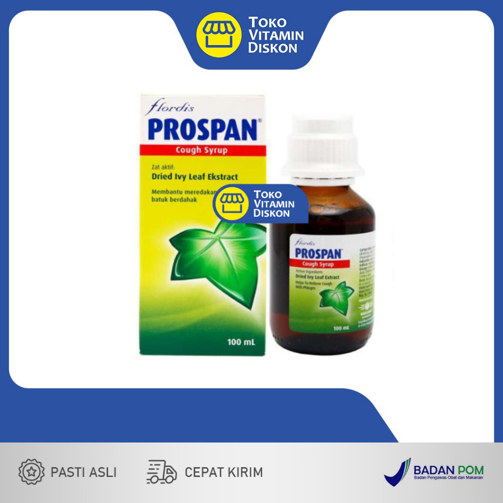 Jual PROSPAN COUGH SYRUP BPOM 100 ML OBAT BATUK SYRUP HERBAL | Shopee ...
