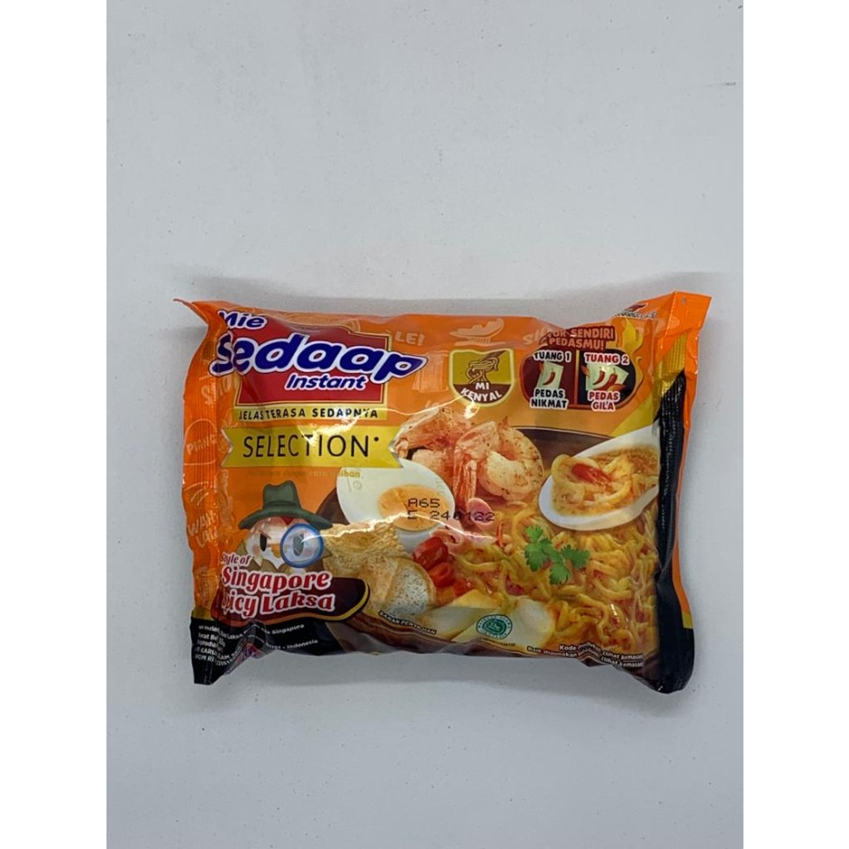 Jual MIE SEDAP SINGAPORE SPICY LAKSA 83GR | Shopee Indonesia