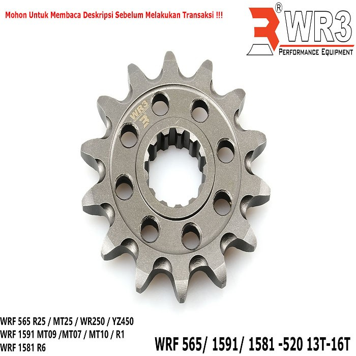 Jual Gear Gir depan WR3 520 Yamaha R25, N250, ZX25R | Shopee Indonesia
