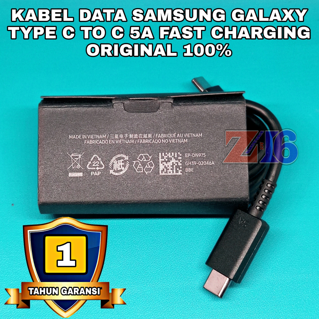 Jual Kabel Data Samsung S20 Ultra 5A Super Fast Charging 45W Type-C to ...