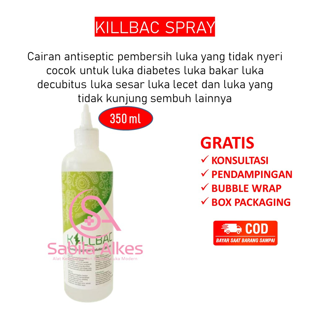 Jual kilbac Cairan Pencuci Luka 350 ml | Shopee Indonesia