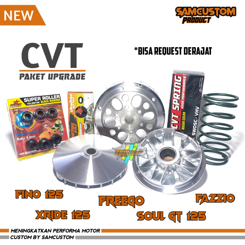 Jual Paket CVT FINO 125 XEON RC XEON GT MIO M3 FAZZIO XRIDE Rumah ...