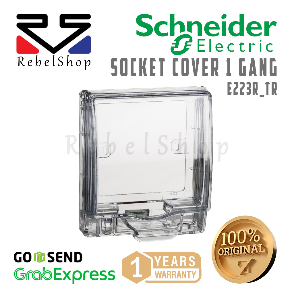 Jual Schneider Cover Socket Kavacha Weatherproof IP55 Transparan ...