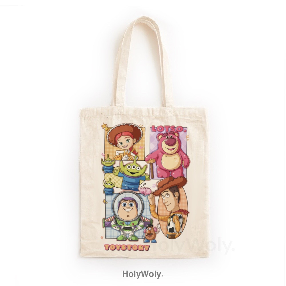 Jual Holywoly Totebag Canvas Motif Toy Story (Unisex) | Shopee Indonesia