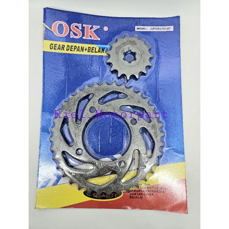 Jual Gear Set 36T (OSK) JUPITER Z / VEGA LAMA gir set girset motor ...