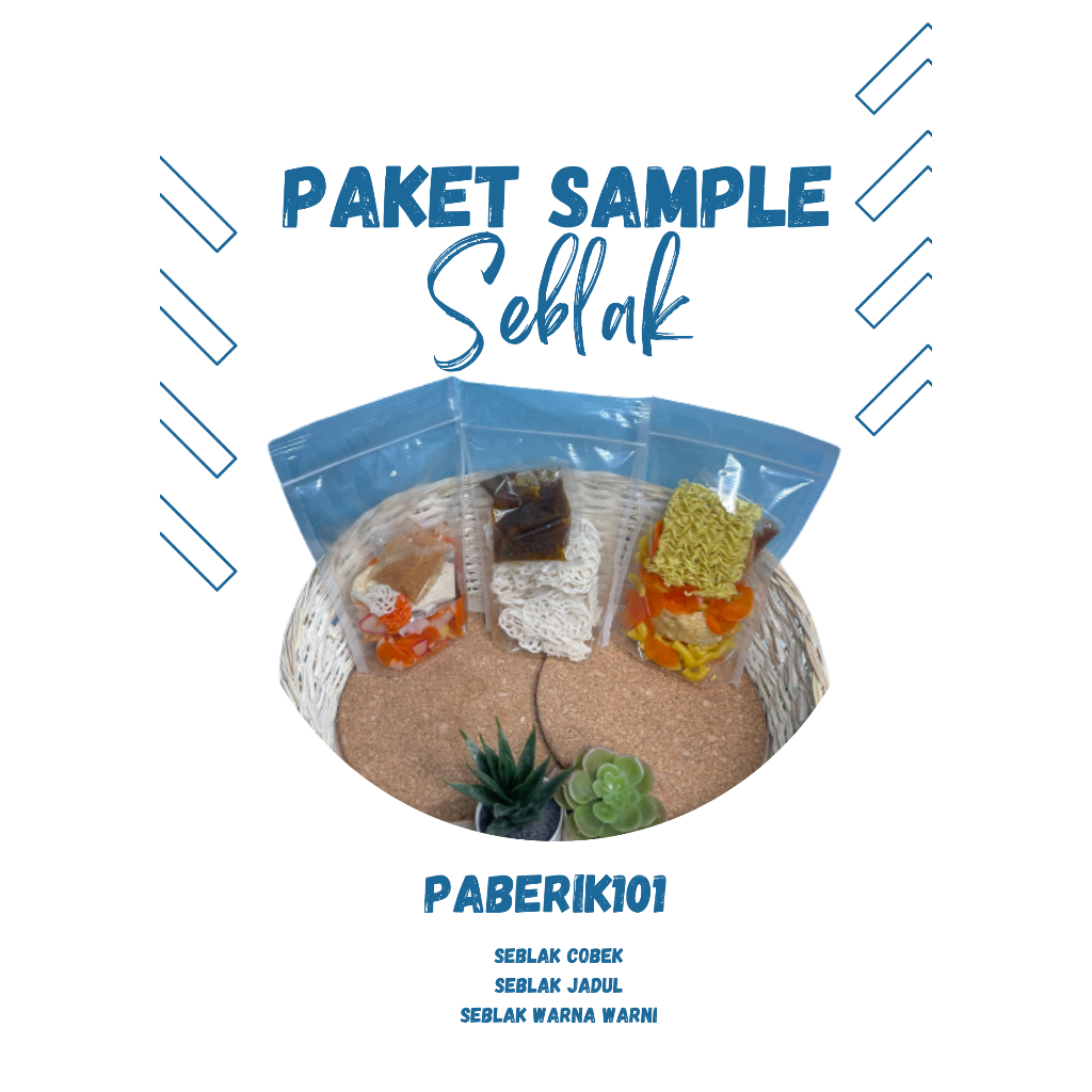 Jual PAKET SAMPLE 3 SEBLAK (SEBLAK JADUL + SEBLAK WARNA + SEBLAK COET ...
