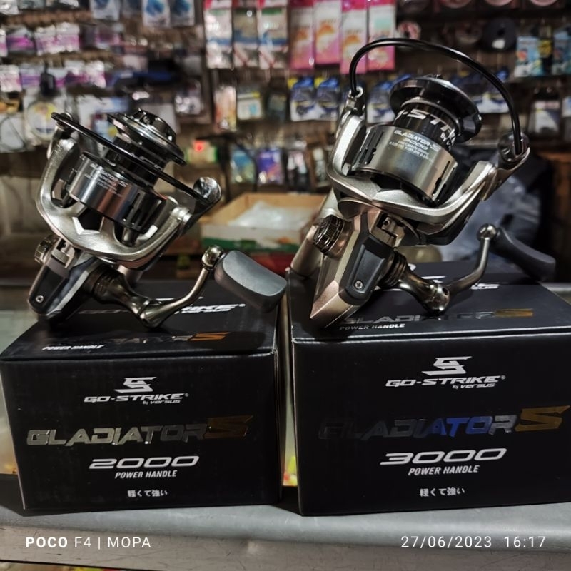 Jual Reel Go Strike Versus NEW GLADIATOR 2000 3000 4000 6000 | Shopee ...
