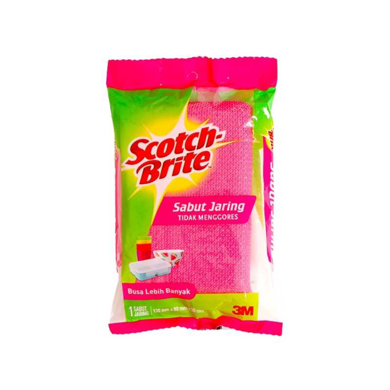 Jual 3M SPONGE SABUT JARING IDT60 SCOTCH BRITE ANTI GORES SPON CUCI ...