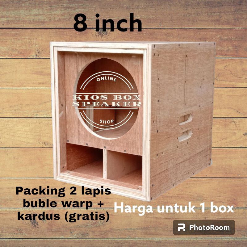 Jual BOX SPEAKER MINISCOOP SINGLE 8 INCH TEBAL TRIPLEK 12 mm | Shopee ...