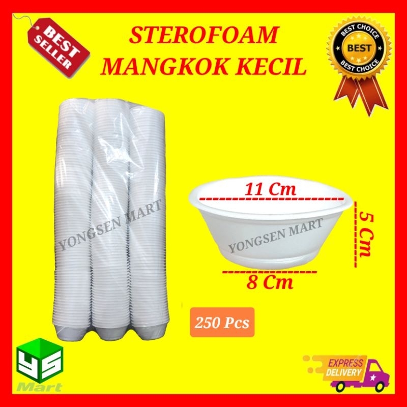 Jual Sterofoam makanan / foam mangkok kecil soto bakso foodgrade murah ...