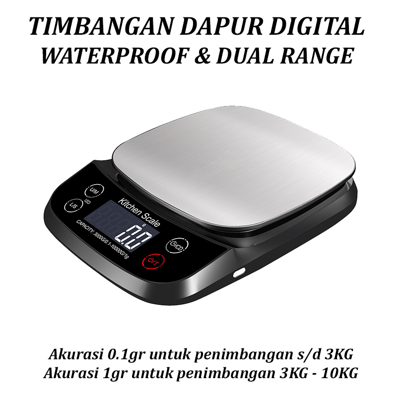 Jual Timbangan Digital 10kg Premium Kitchen Scale High Quality | Shopee Indonesia