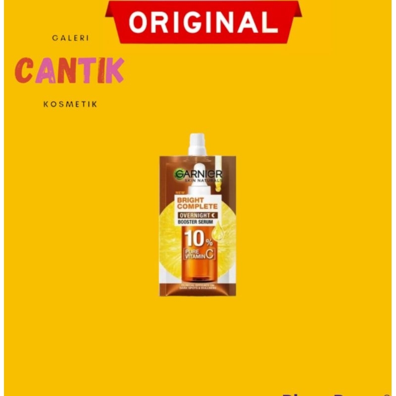 Jual Garnier Bright Complete Overnight 10% Pure Vitamin C Bosster Serum ...